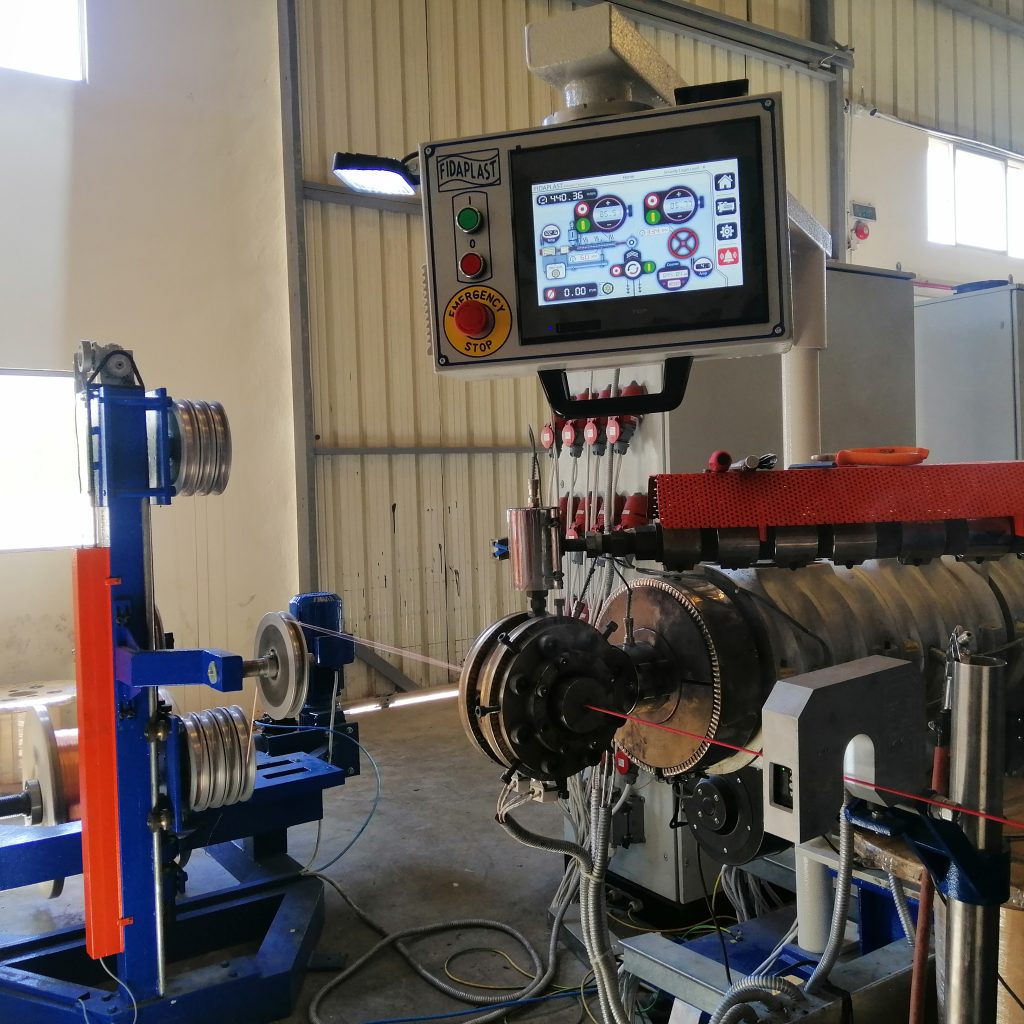 Single Wire sheathing line – Fidaplast